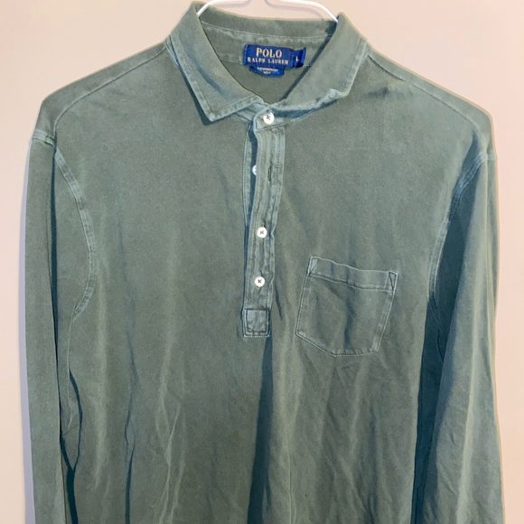 Polo Ralph Lauren | Shirts | Lightweight Long Sleeve Polo Half Button ...